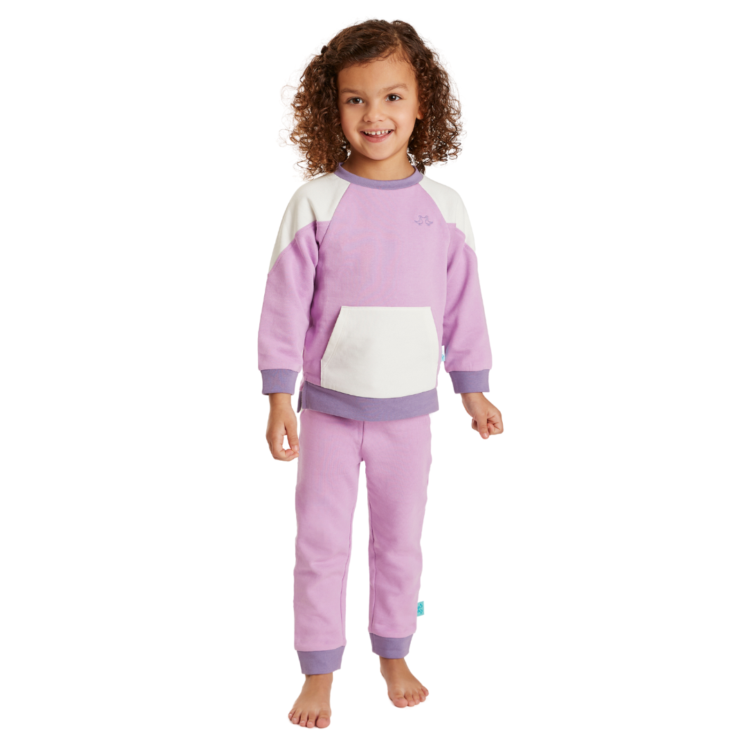 Re:Wardrobe Luca + Rosa Lilac Organic Cotton Lounge Set – My Little ...